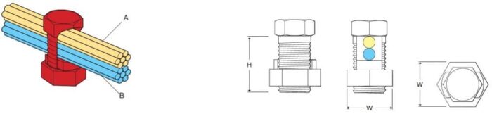 Joint Split Bolt Connectors - Brass Split Bolt Connectors